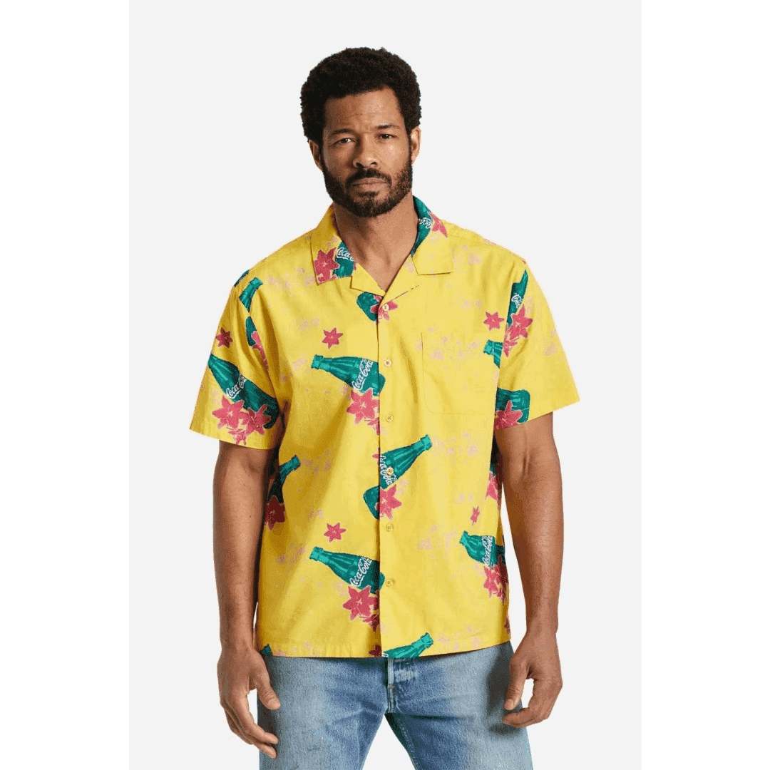 Brixton Coca Cola Bunker kurzärmeliges Hemd – Style-by-Hat